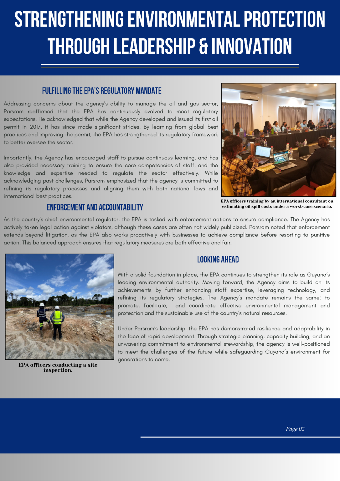 Strengthening Environmental Protection Through Leadership and ...